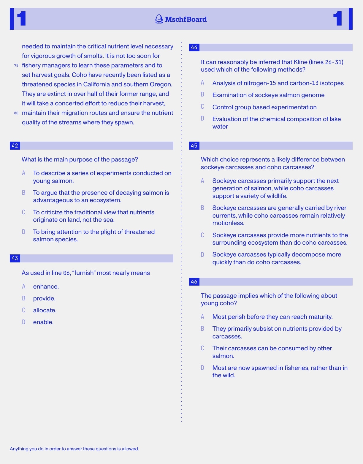 Everyone who did the MSAT, what kind of questions were on it? : r/MSCHFApp